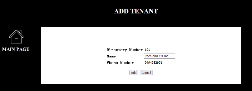 TENANT DIRECTORY